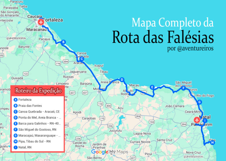 Rota das Falésias, um guia completo do roteiro - Rota das Emoções Brasil